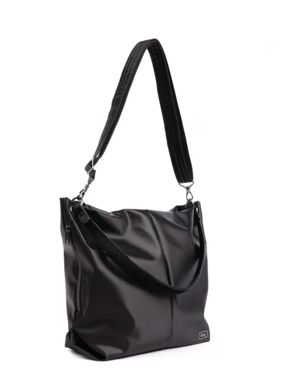 lug | Bags | Lug Plunge 2 Satin Crossbody Bag Black Nwt | Poshmark